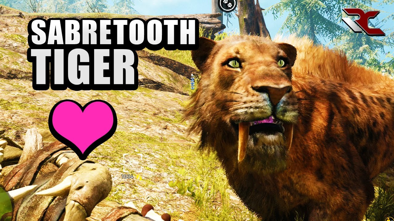 Far Cry Primal | Sabretooth Tiger Hunting Gameplay (How to tame a ...