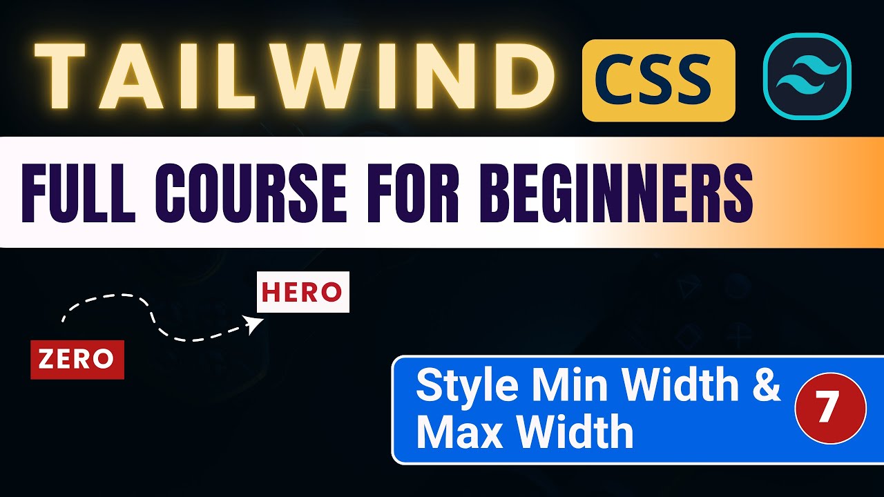 Tailwind CSS Tutorial For Beginners in Hindi #7 Style with Minimum Width and Maximum Width - YouTube