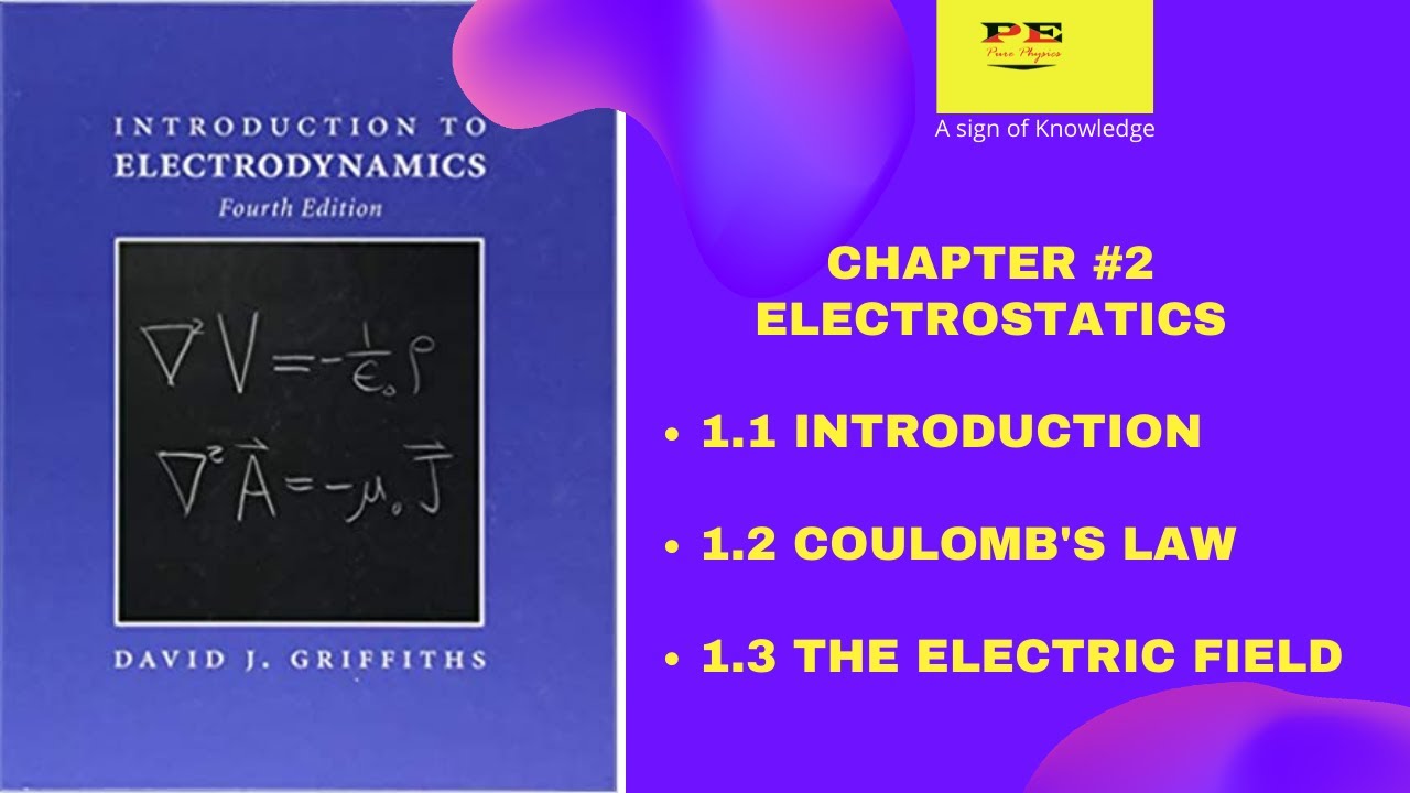 Introduction to Electrostatics, Coulomb's Law, Electric Field - YouTube