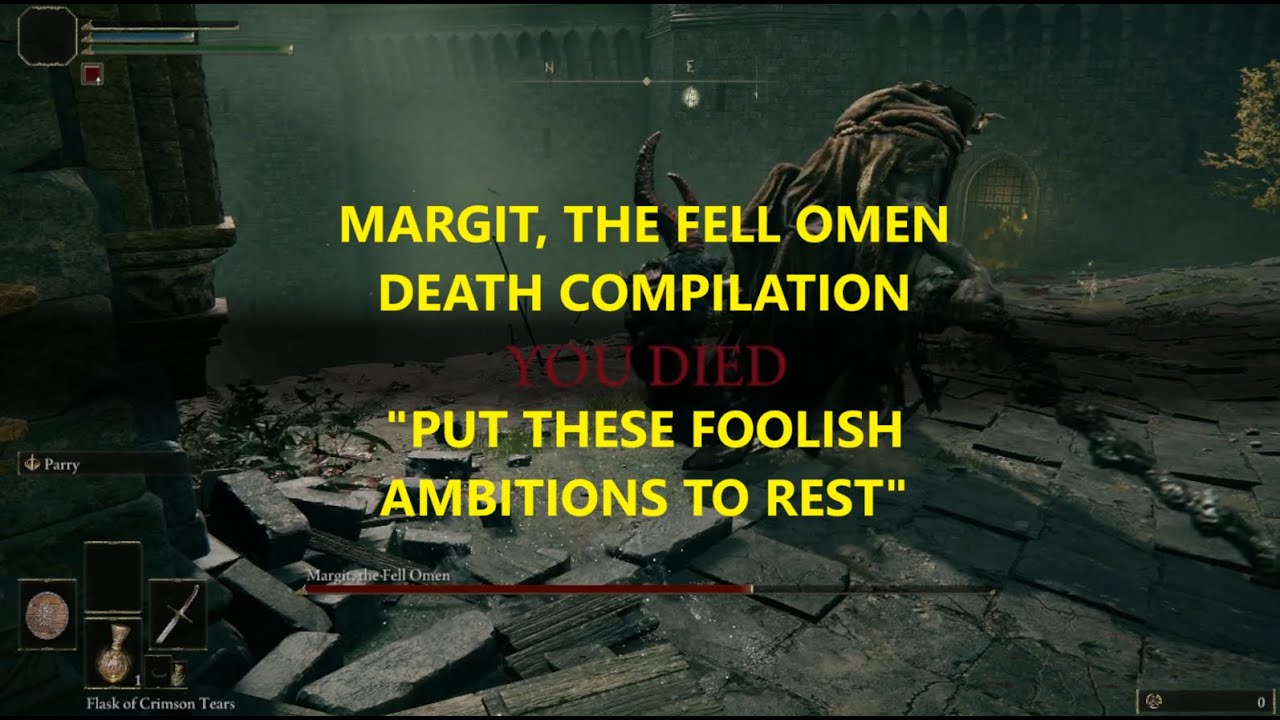 Can I Beat Elden Ring? - Part 3 - 2Scoops Gaming - Margit the Fell Omen Death Compilation! Ouch ...