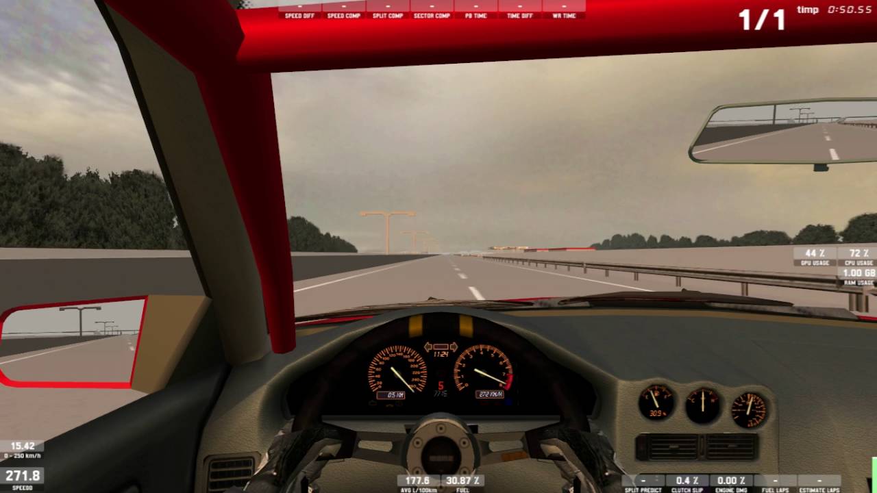 LFS - Koenigsegg One 1 Top Speed Run - YouTube