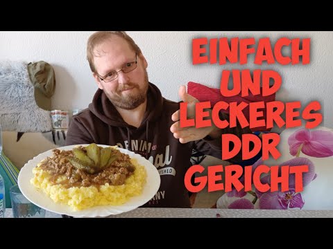 Gehacktes Stippe mit Stampfkartoffeln / Ein Klassisches DDR Gericht / Rezept / Vlog