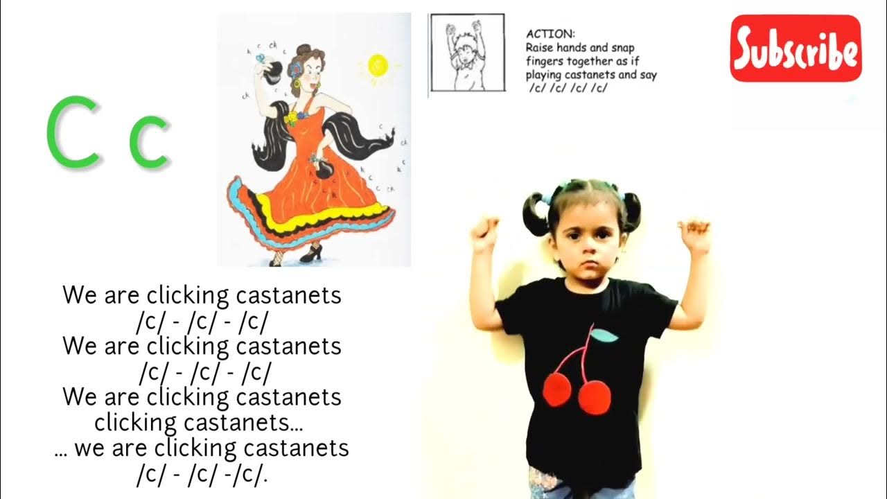 We Are Clicking Castanets C C C Jolly Phonic Letter C Song Phonics Phonics Song