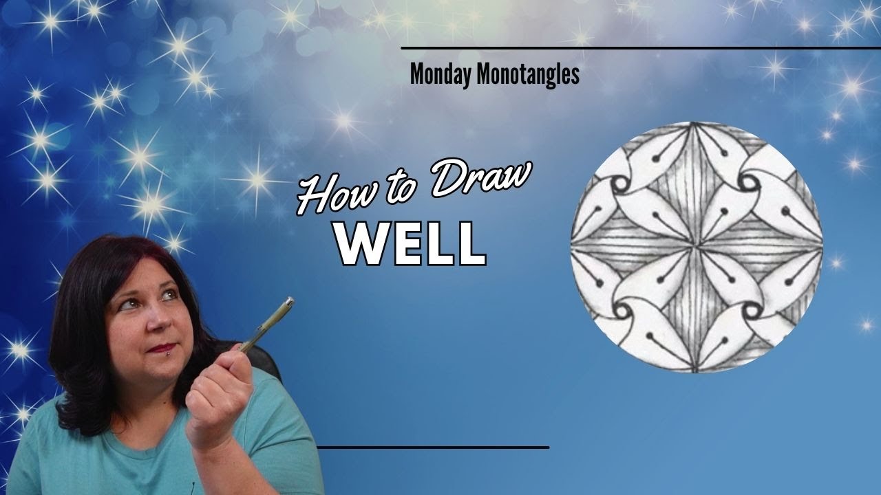 How to Draw Well | Zentangle® Pattern - YouTube