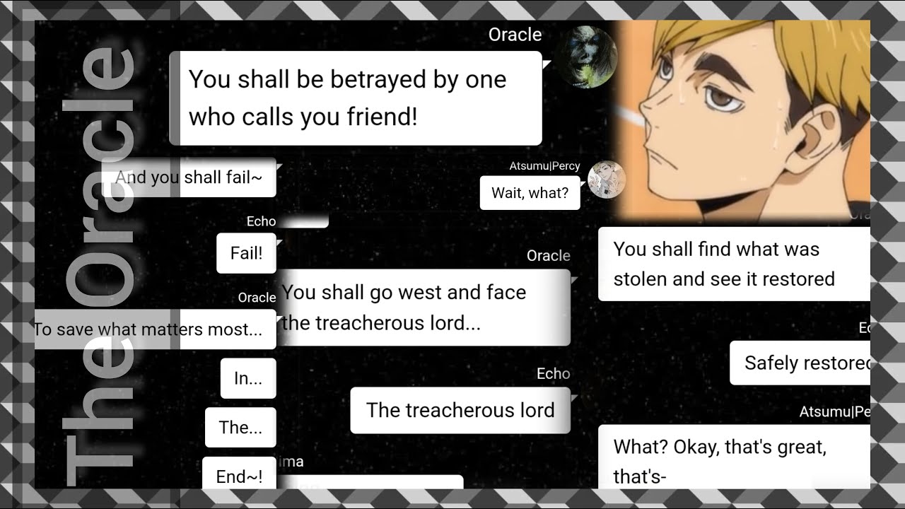 The Oracle P2 | Haikyuu x Percy Jackson Musical - YouTube