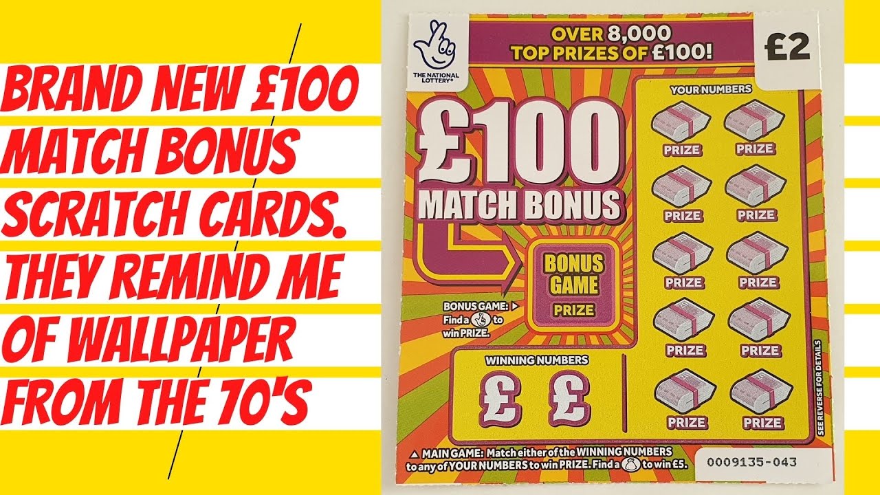 Brand new scratch tickets released by the National Lottery. £40 of the ...