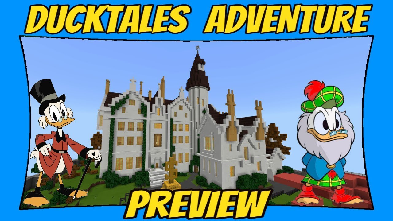 Disney's DuckTales Adventure Map Preview [Minecraft Bedrock Edition ...