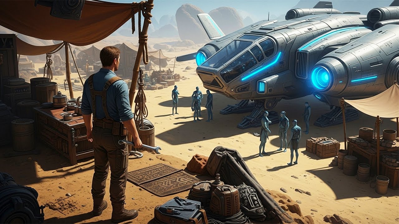 Mechanic Bought Rusted Space Ship for 60 Credits— Later Awakens Its ...