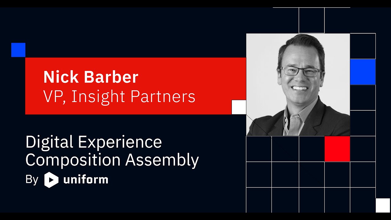 The future of Digital Experience Composition by Nick Barber - YouTube