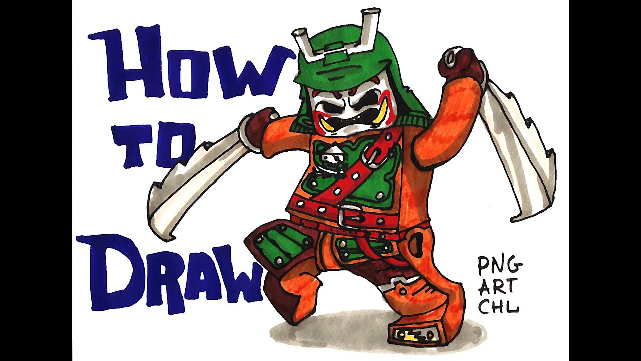 How to draw Ninjago ( Doubloon ) - YouTube