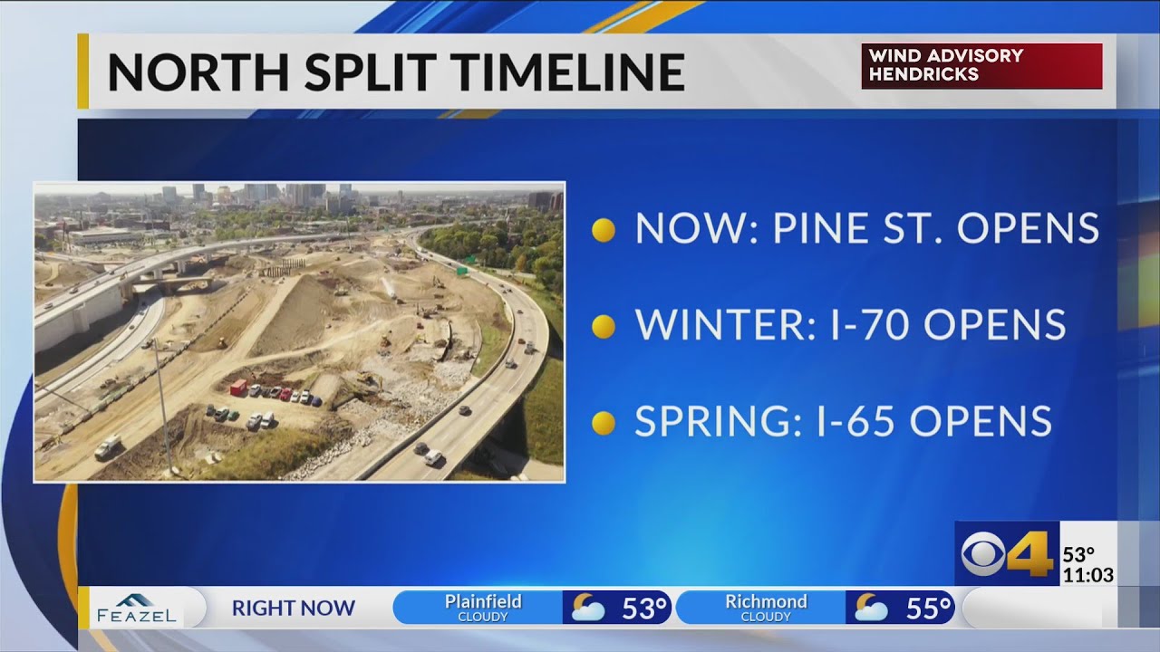 Indy's North Split timeline pushed through April 2023 - YouTube