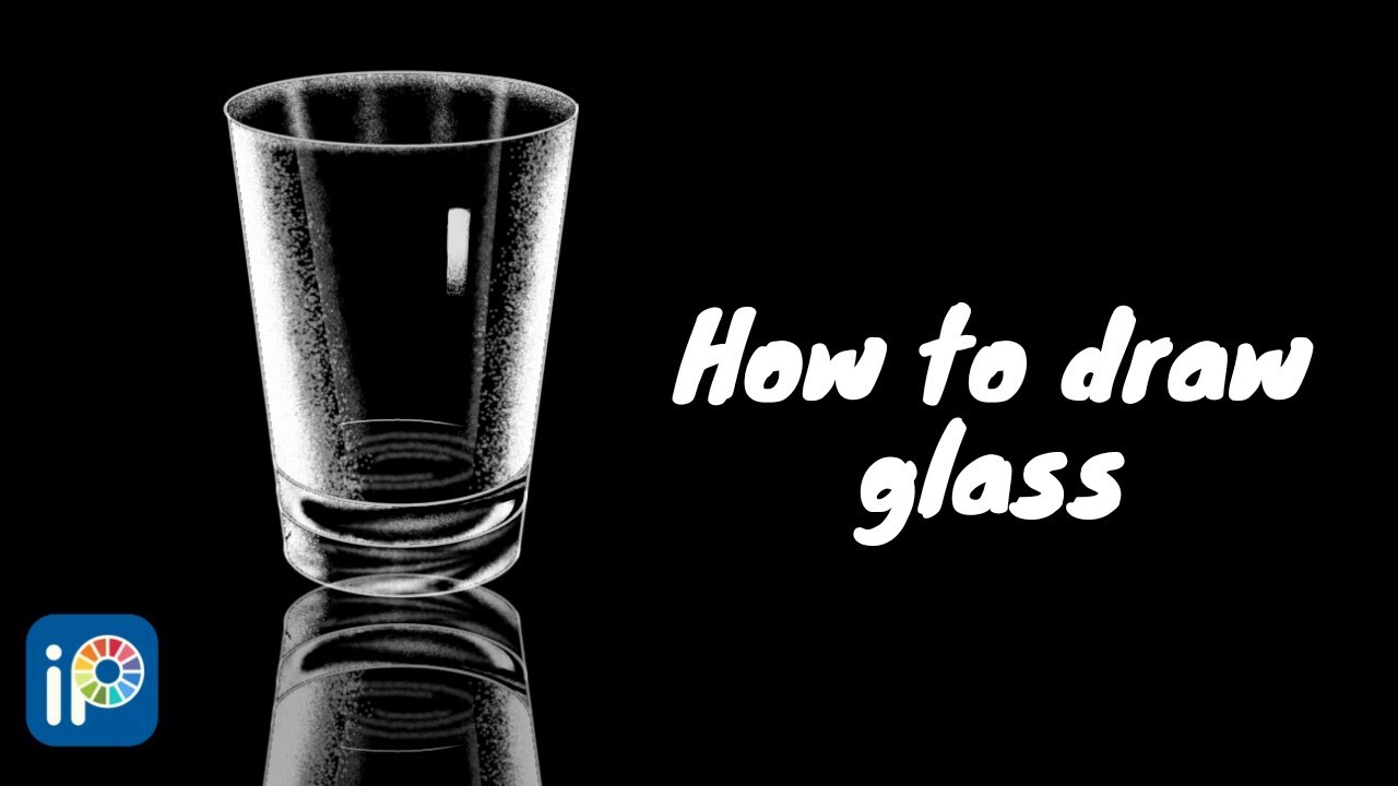 IbisPaint x | How to draw a glass - YouTube