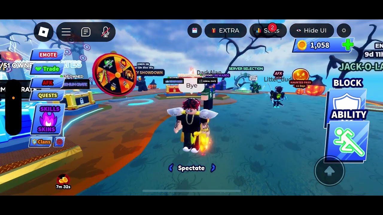 Blade ball boss fight he come back now so ready up ROBLOX - YouTube