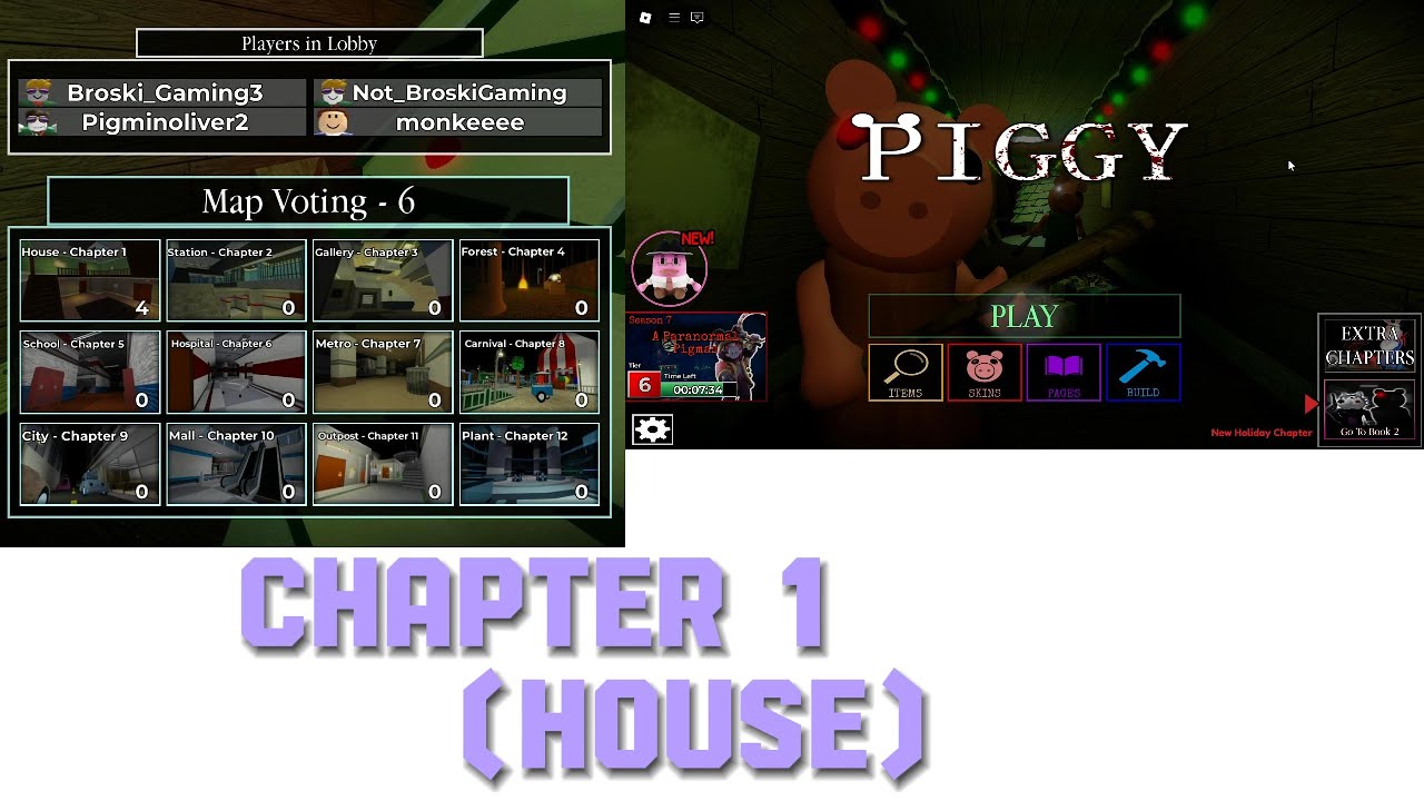 Roblox Piggy Chapter 1 (The House) - YouTube