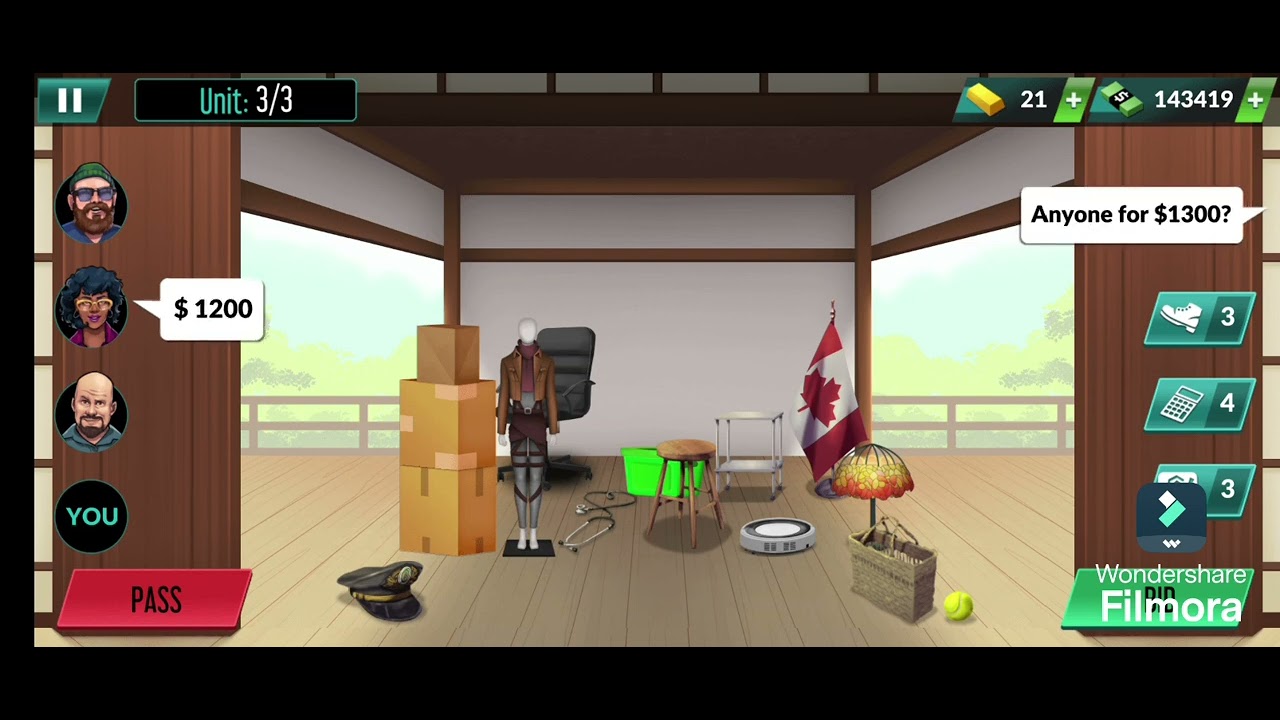 STORAGE WAR AUCTION GAME PLAY - YouTube