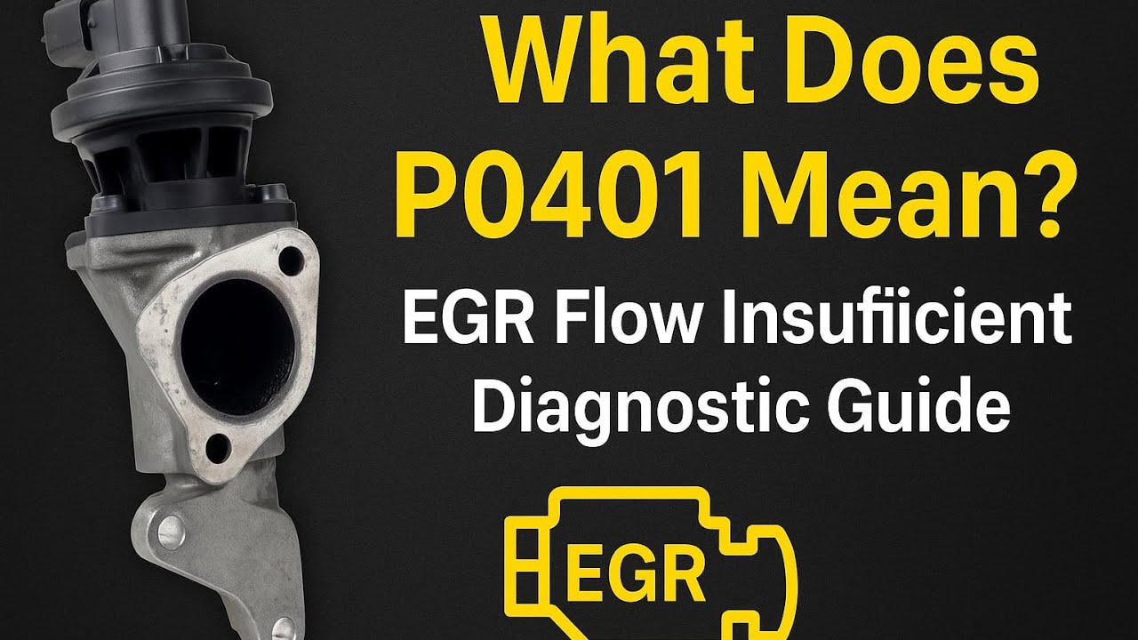 What Does P0401 Mean? EGR Flow Insufficient Diagnostic Guide - YouTube
