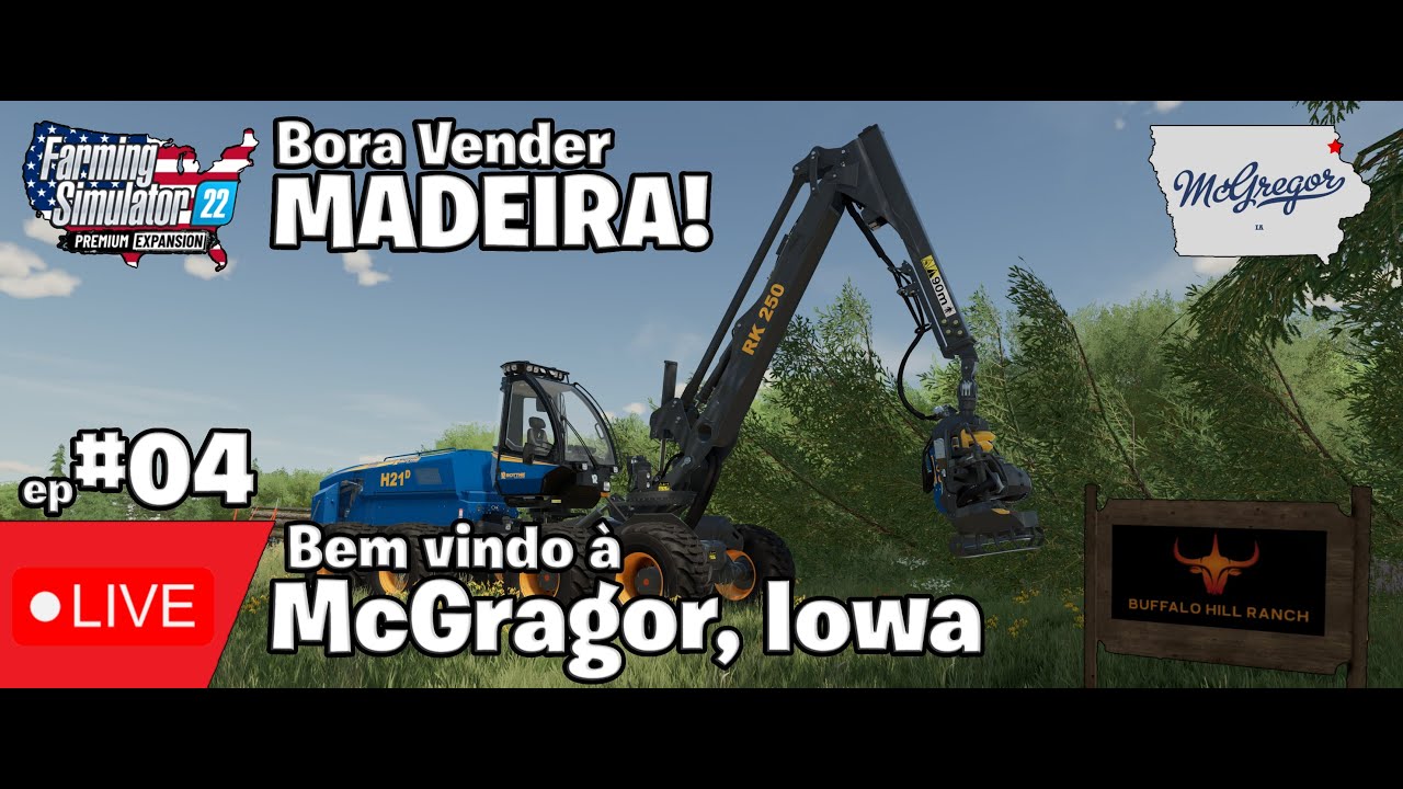 FS22 | MAPA UMRV 4X | BORA VENDER MADEIRA! | MULTIPLAYER | PC | ep#04 ...