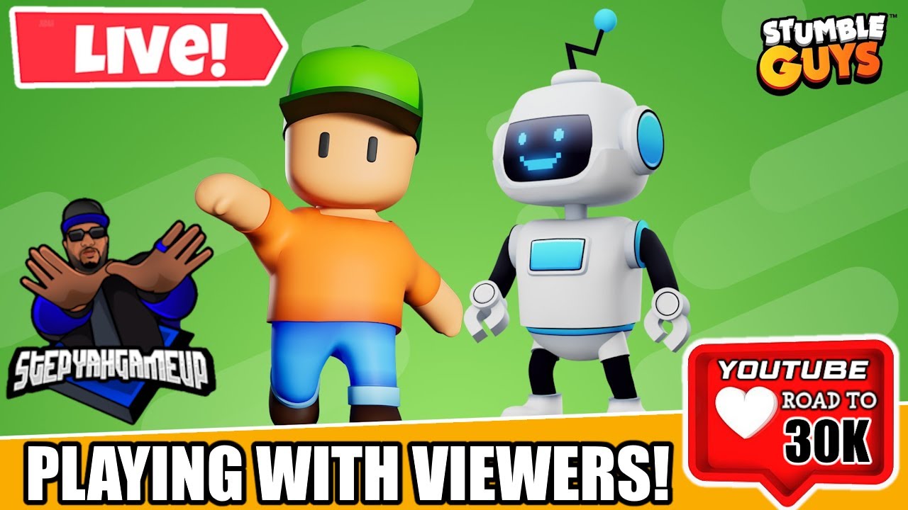 Stumble Guys Live Stream English! Block Dash Teams NA Server 0.76.2 # ...