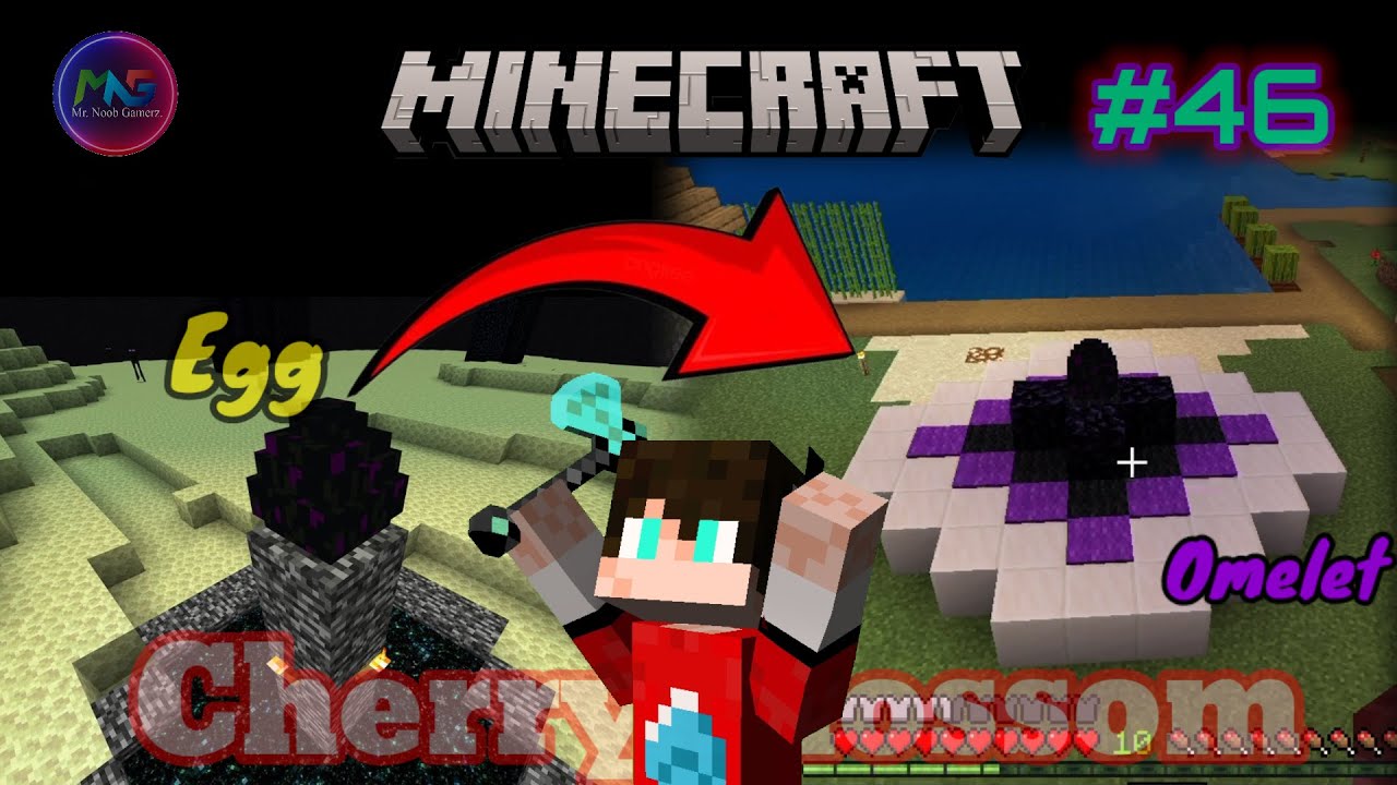 I cook Omelette from ender dragon 🐉 Egg |#minecraft #46| - YouTube