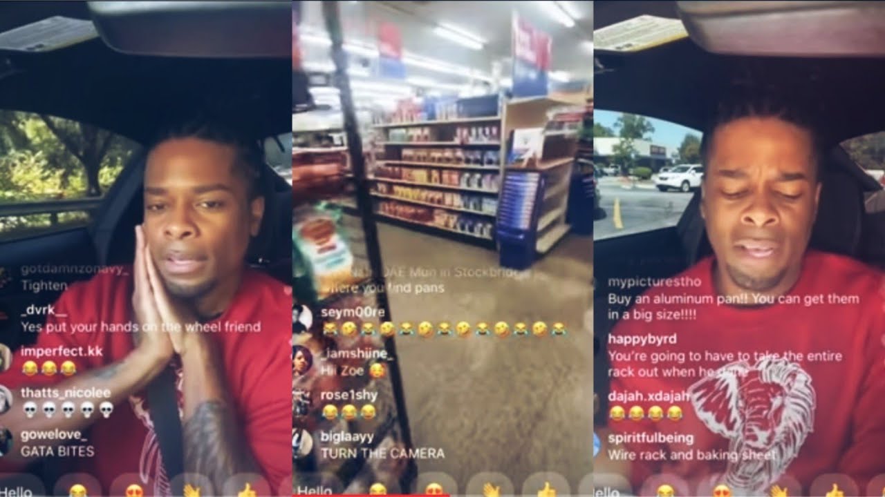 GOTDAMNZO/IAMZOIE GROCERY SHOPPING ON IG LIVE AGAIN😂| FULL IG VLOG ...