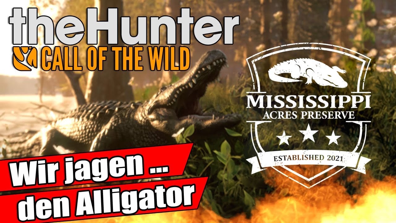 Jagd auf den Alligator am Mississippi - The Hunter Call of the Wild ...