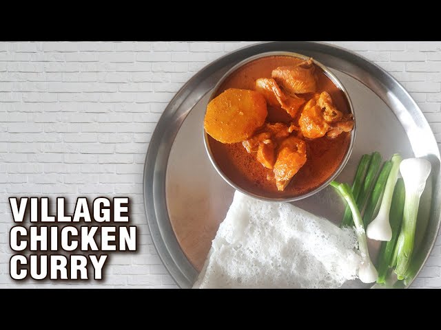 Village Chicken Curry | How To Make Chicken Potato Curry | Chicken ...
