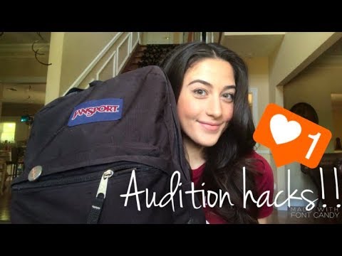 WHAT'S IN MY AUDITION BAG? - YouTube