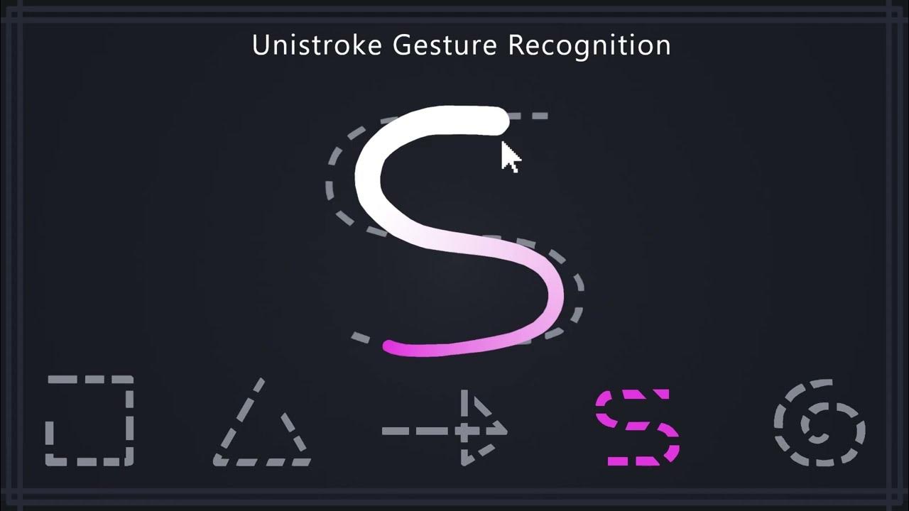 Gesture Unistroke Recognition | Unity Asset Store - YouTube