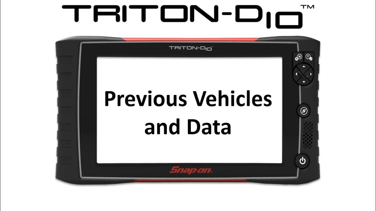 Previous Vehicles and Data: TRITON-D10™ (Pt. 8/11) | Snap-on® Training ...