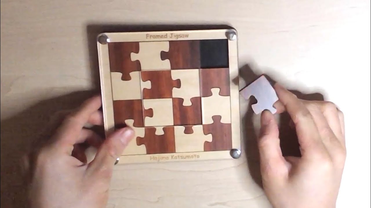 [Puzzle] Framed Jigsaw by Hajime Katsumoto - YouTube