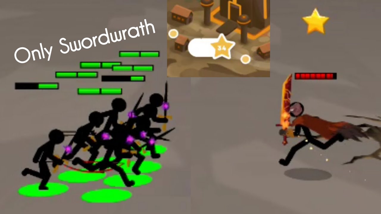 Swordwrath.exe VS Level 34 (Insane) - Emberhold | Stick War 3 - King ...