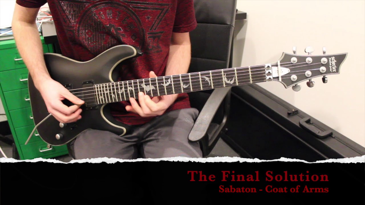 SABATON - The Final Solution Guitar Cover - YouTube