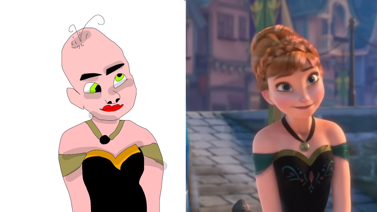 Frozen 2 Elsa In Christmas song funny Drawing memes - Try not To laug ...