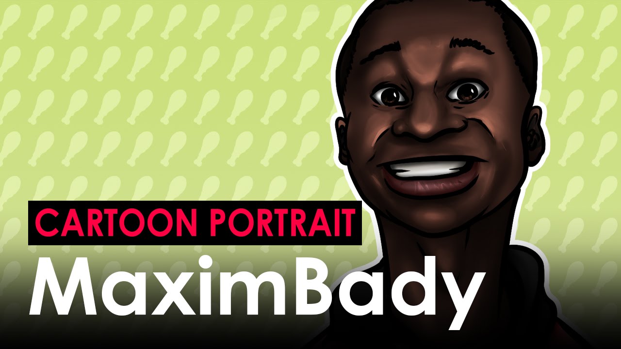 Maxim Bady - Comic Portrait - Speedart [@MaximBady1] - YouTube