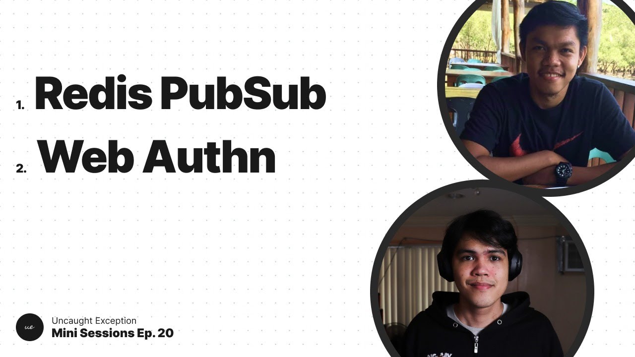 Ep 20 Redis Pubsub Webauthn Api Youtube