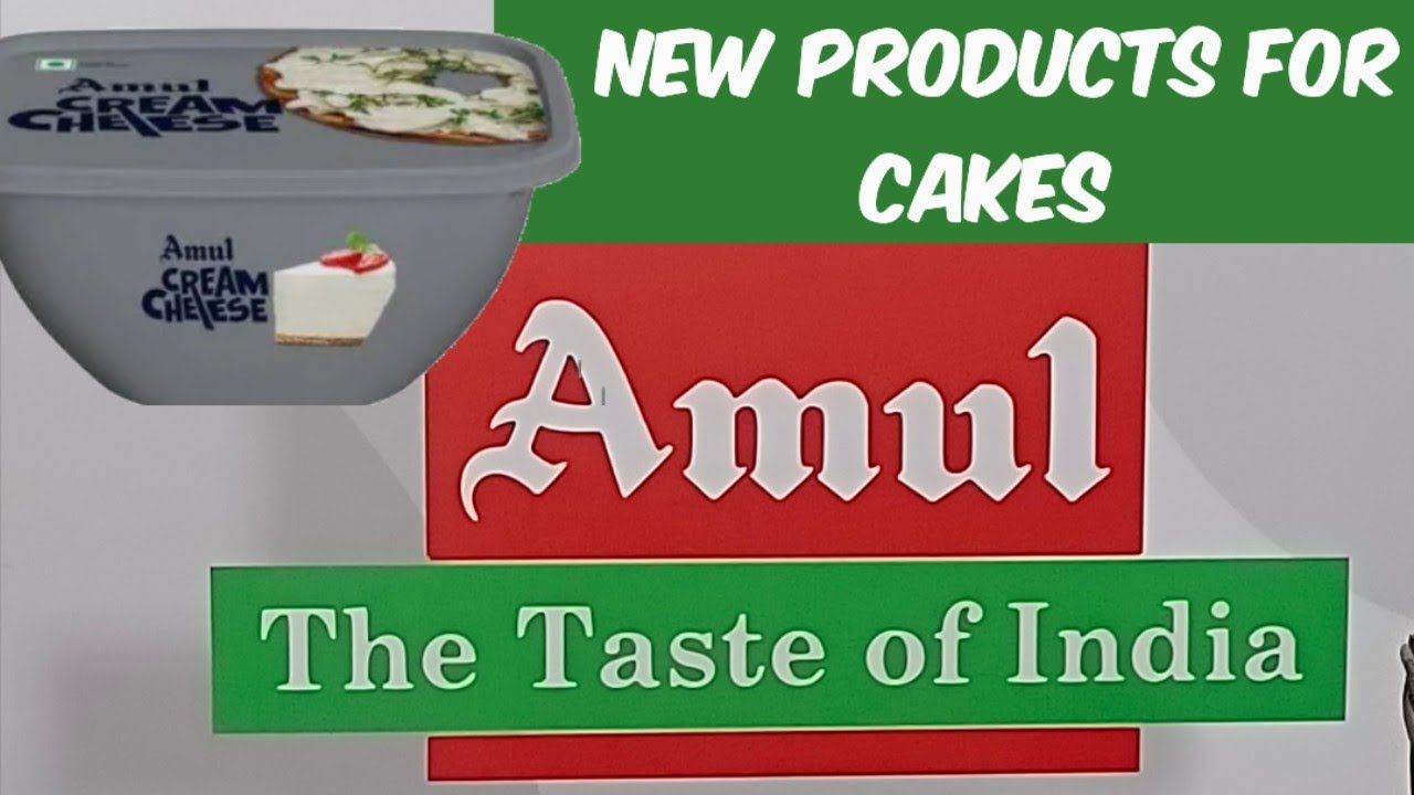 Amul cream cheese for desert and cakes cakeology 2023 @amultv #amul # ...