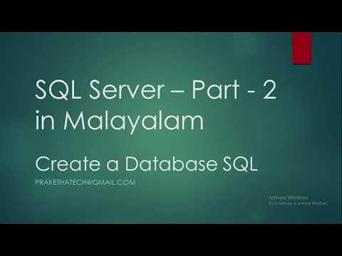 SQL Server Part 2 | Create /Alter / Delete Database in SQL Server ...