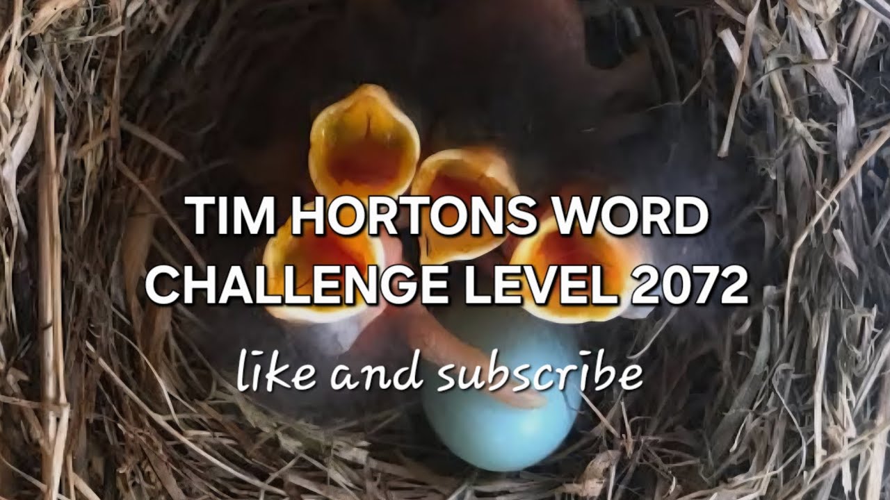 Tim Hortons Word Challenge Level 2072 #timhortons #free #newvideo # ...