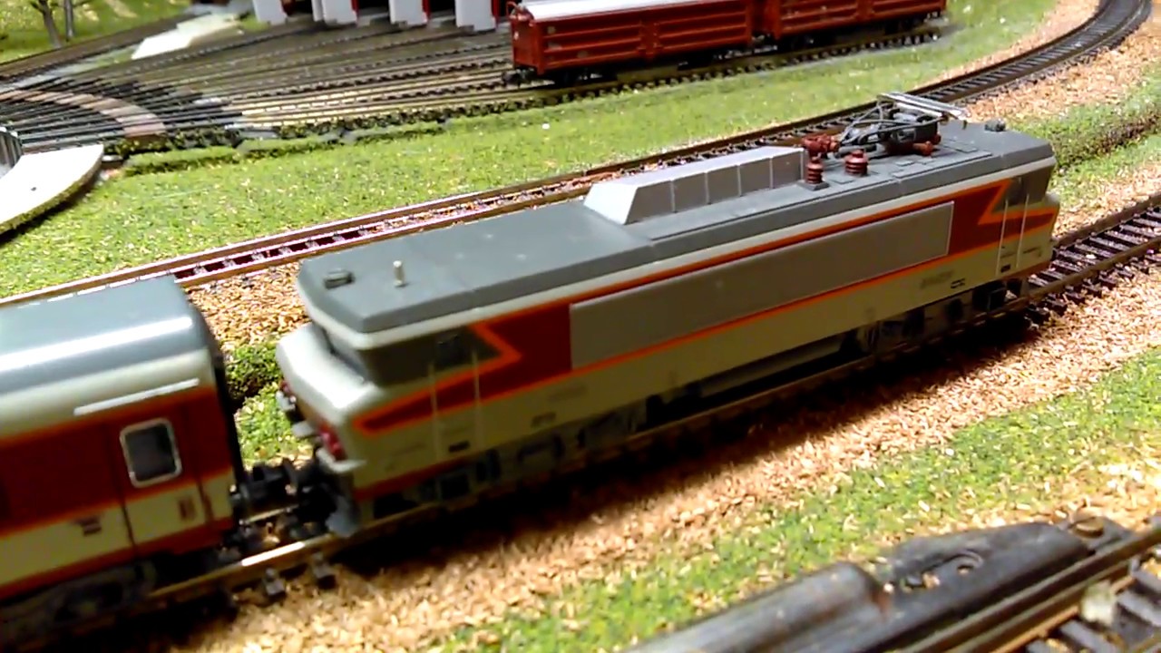 MINITRIX SNCF "GRAND COMFORT"FRENCH TRANS EUROP EXPRESS N SCALE SCENIC ...