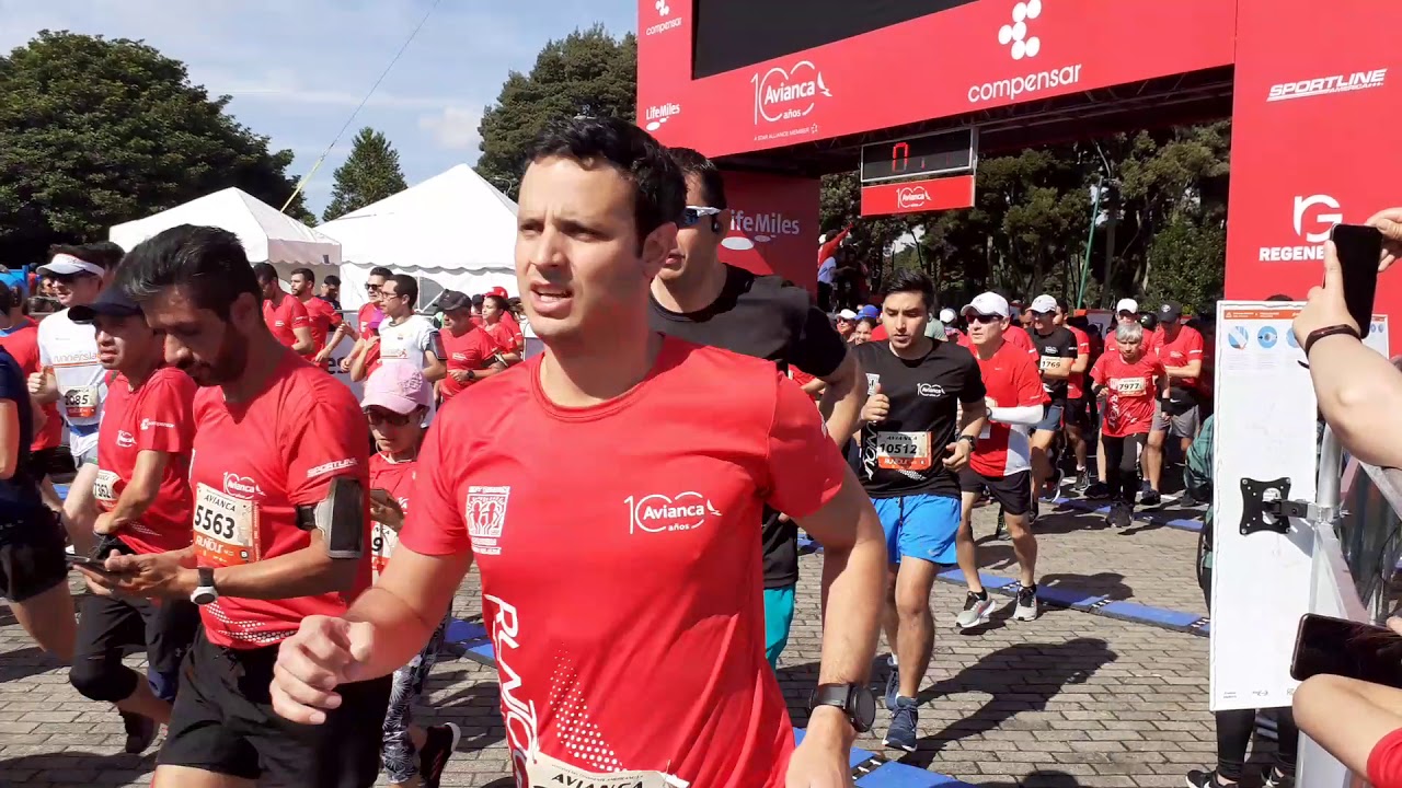 Salida Run Tour Avianca 2020 - YouTube