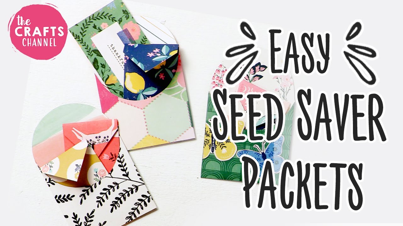 Easy Wildflower Seed Saver Packets - YouTube