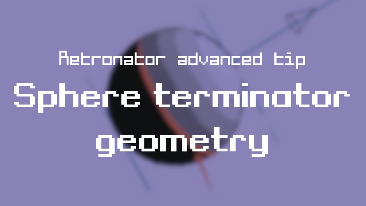 Retronator advanced drawing tip: Sphere terminator geometry - YouTube