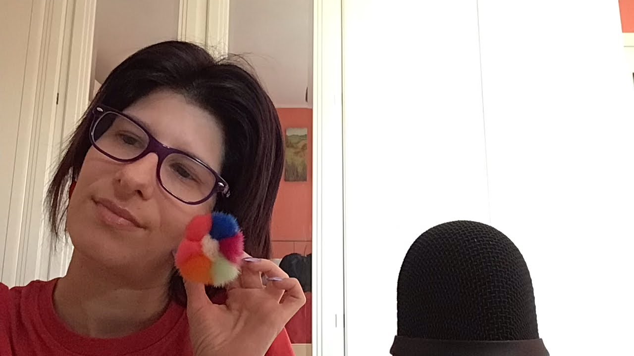 Fluttering finger tapping watersound trigger colla brushing camera asmr ...
