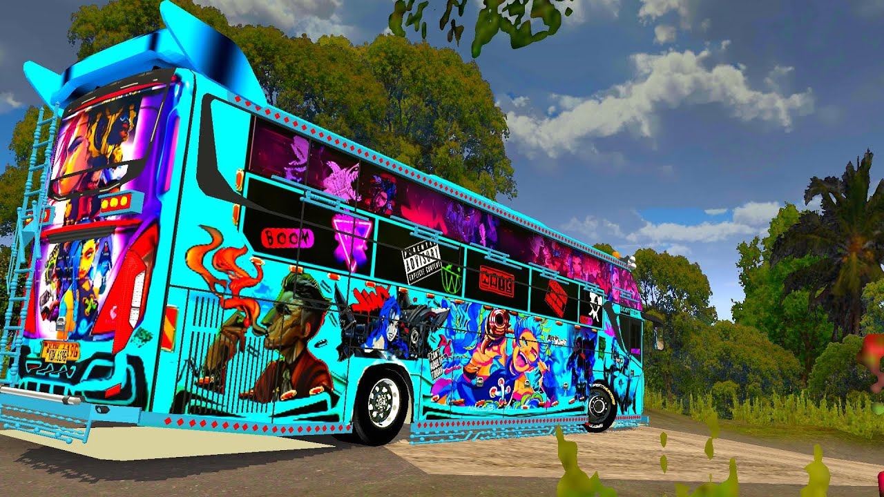 BUS SIMULATOR INDONESIA KENYAN SKIN LIVERY ~JINX~🥵🥵😎 - YouTube
