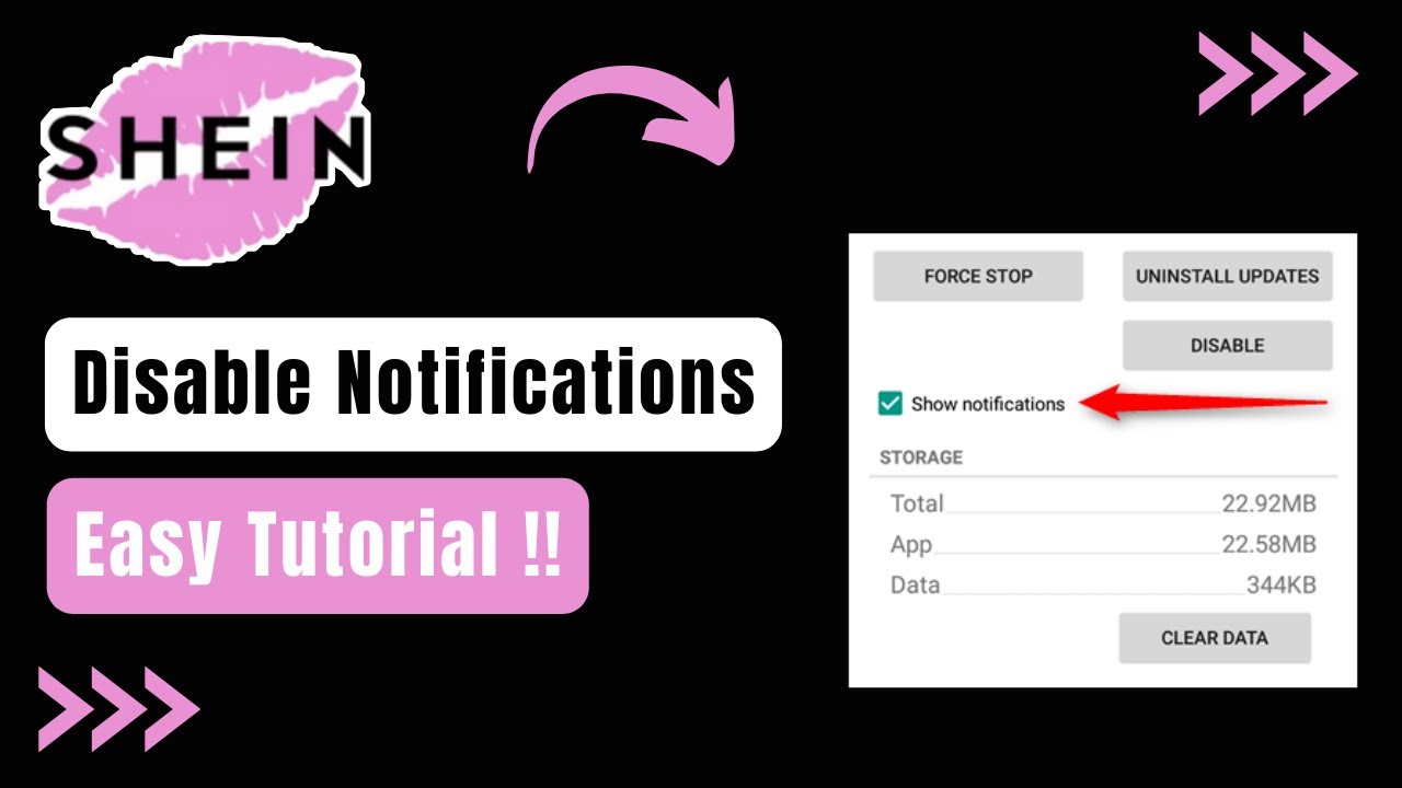 How to Turn Off Shein App Notifications ! - YouTube