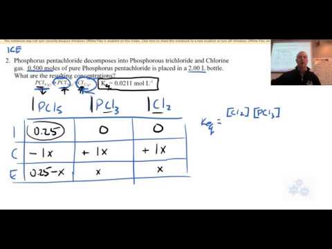 Chemistry 30 ICE Chart practice question - YouTube