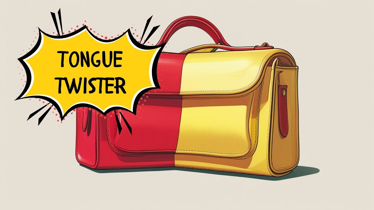 Tongue Twister + Song | Red leather, yellow leather | Learning English ...