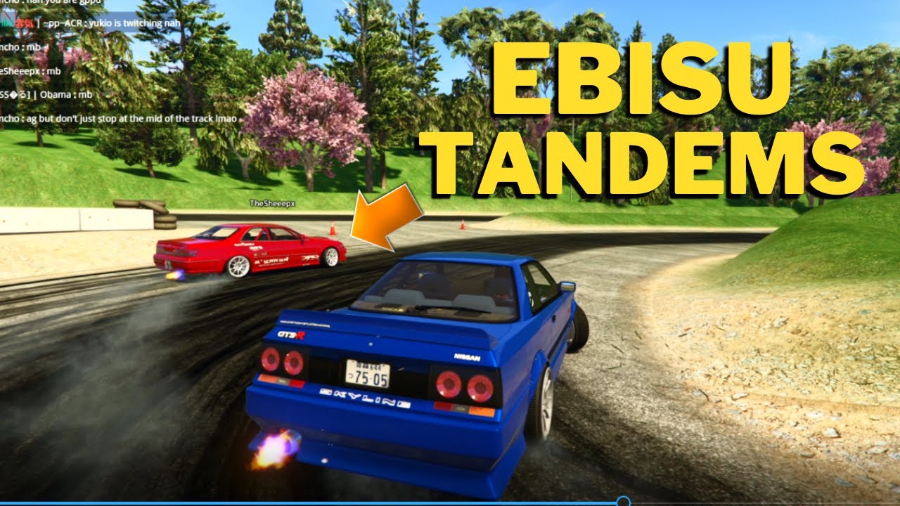 GTA 5 FiveM - Jump Drifts And Tandems On Ebisu Minami! | FullBoost Drifting - YouTube