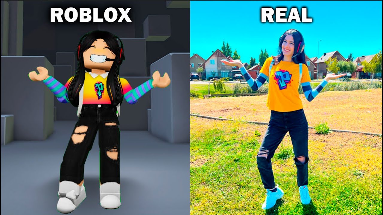 ME CONVIERTO EN MI AVATAR DE ROBLOX POR 1 DÍA | paolazgames - YouTube