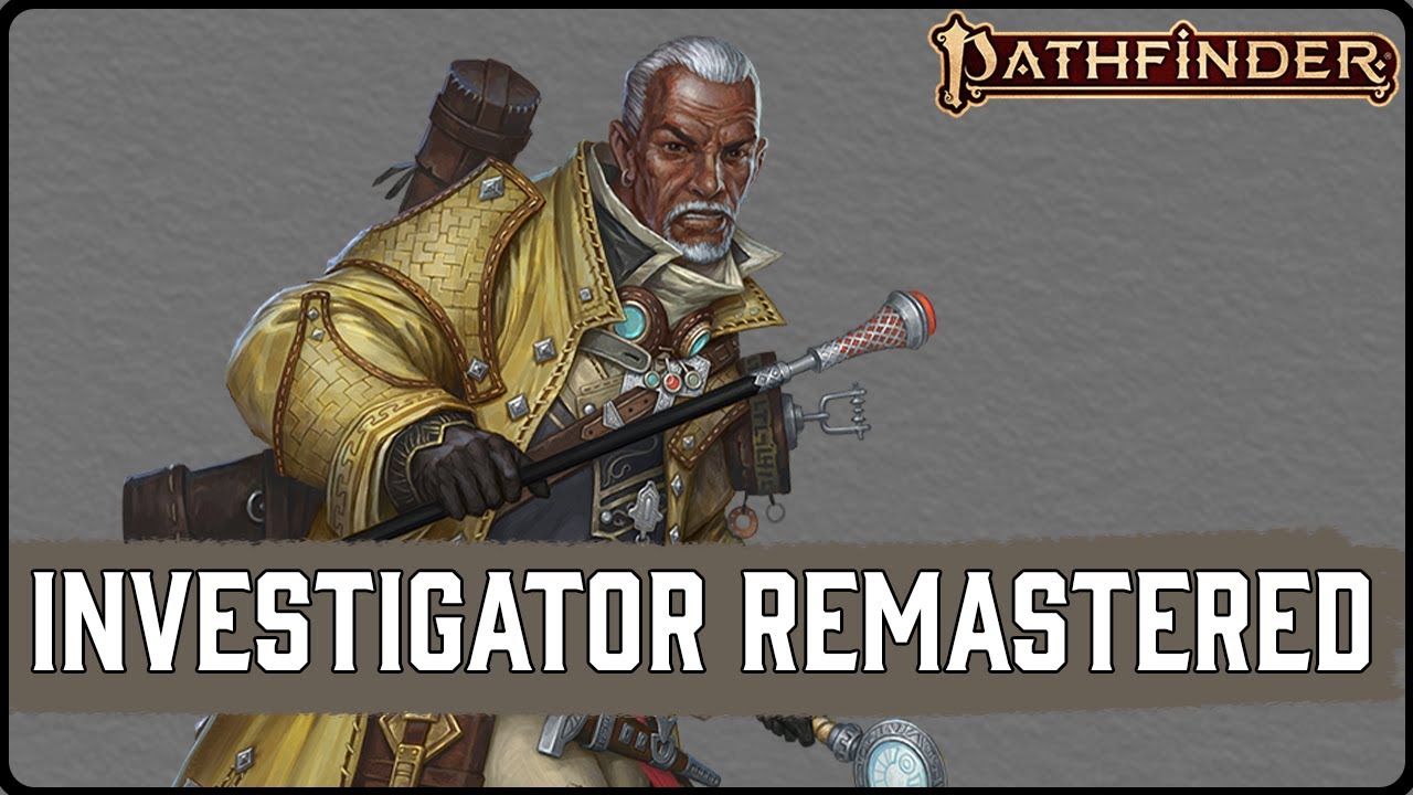All Changes to Investigator in Pathfinder 2e Remaster's Player Core 2 ...